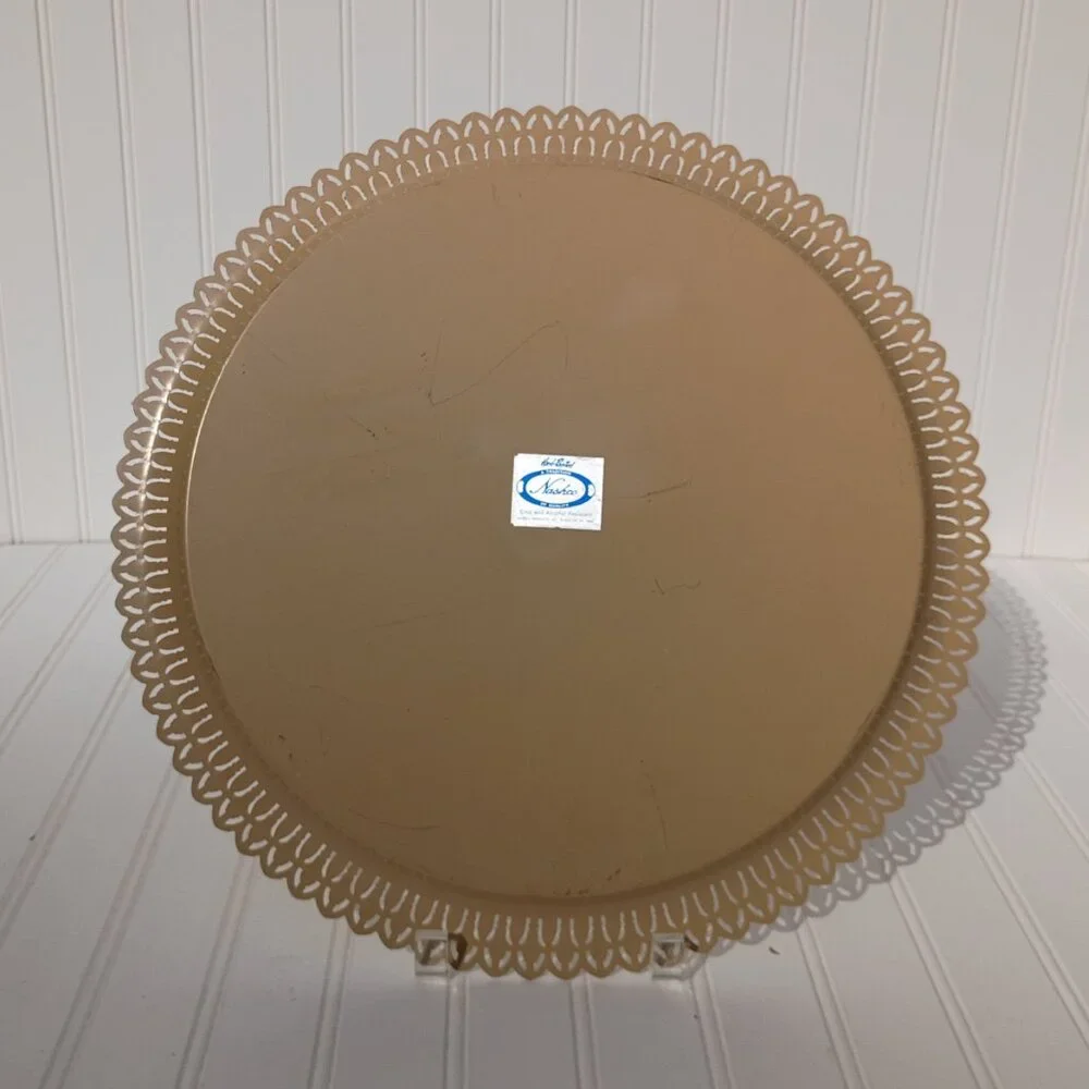 Nashco | Accents | Vintage Nashco Hand Painted 25th Anniversary Tray ...